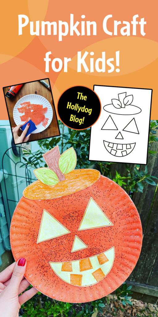 Pumpkin Craft for Preschool (with free cutouts!) ⋆ The Hollydog Blog