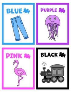 Free Color Flashcards for Preschool! ⋆ The Hollydog Blog