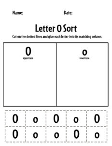 FREE Letter O Worksheets for Preschool ⋆ The Hollydog Blog