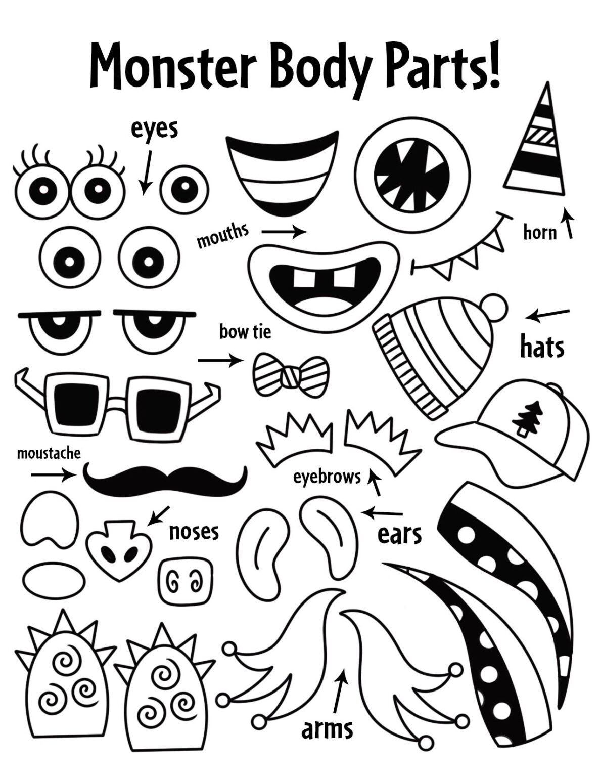 Create Your Own Monster! ⋆ The Hollydog Blog