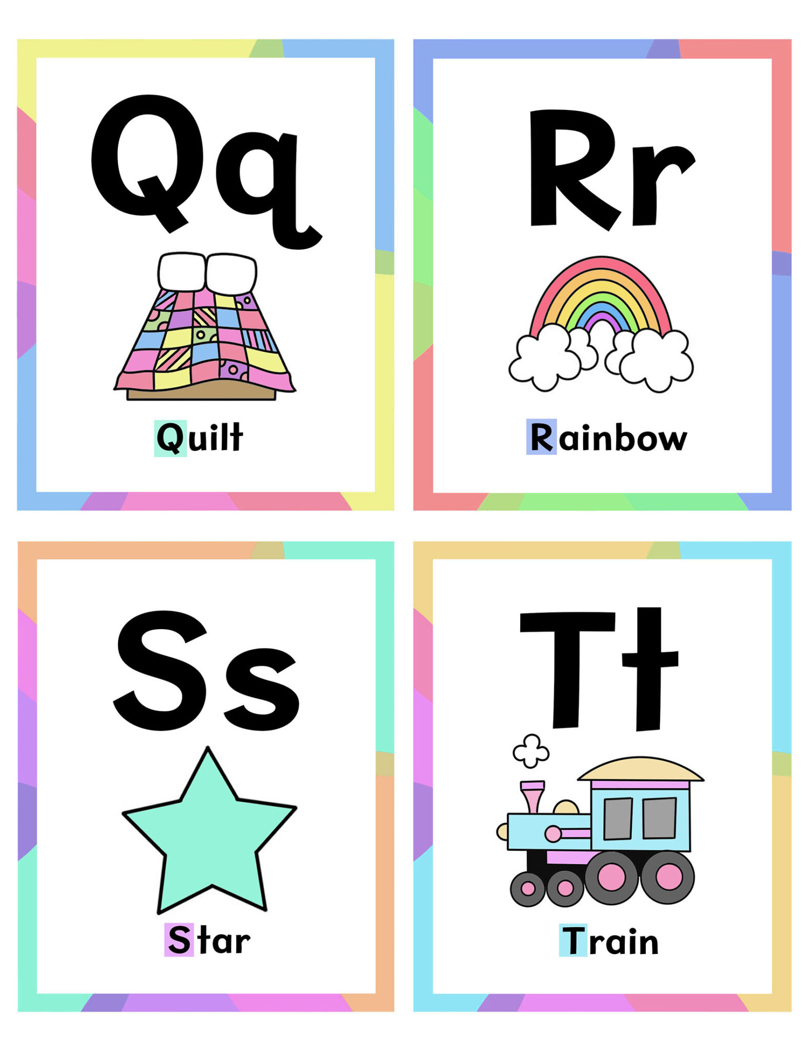 Free Alphabet Flashcards for Kids! ⋆ The Hollydog Blog