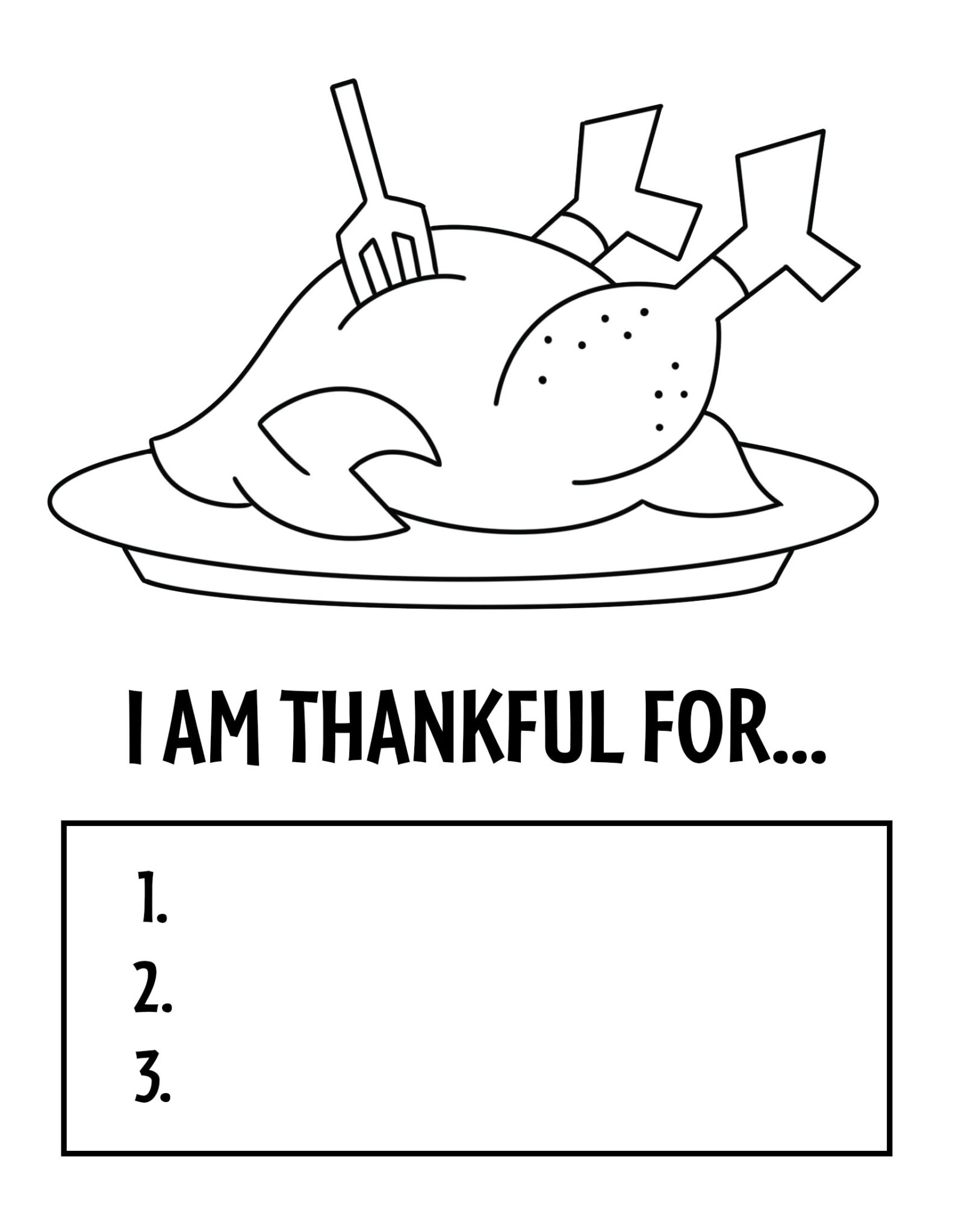Free Thanksgiving Coloring Pages for Kids! ⋆ The Hollydog Blog