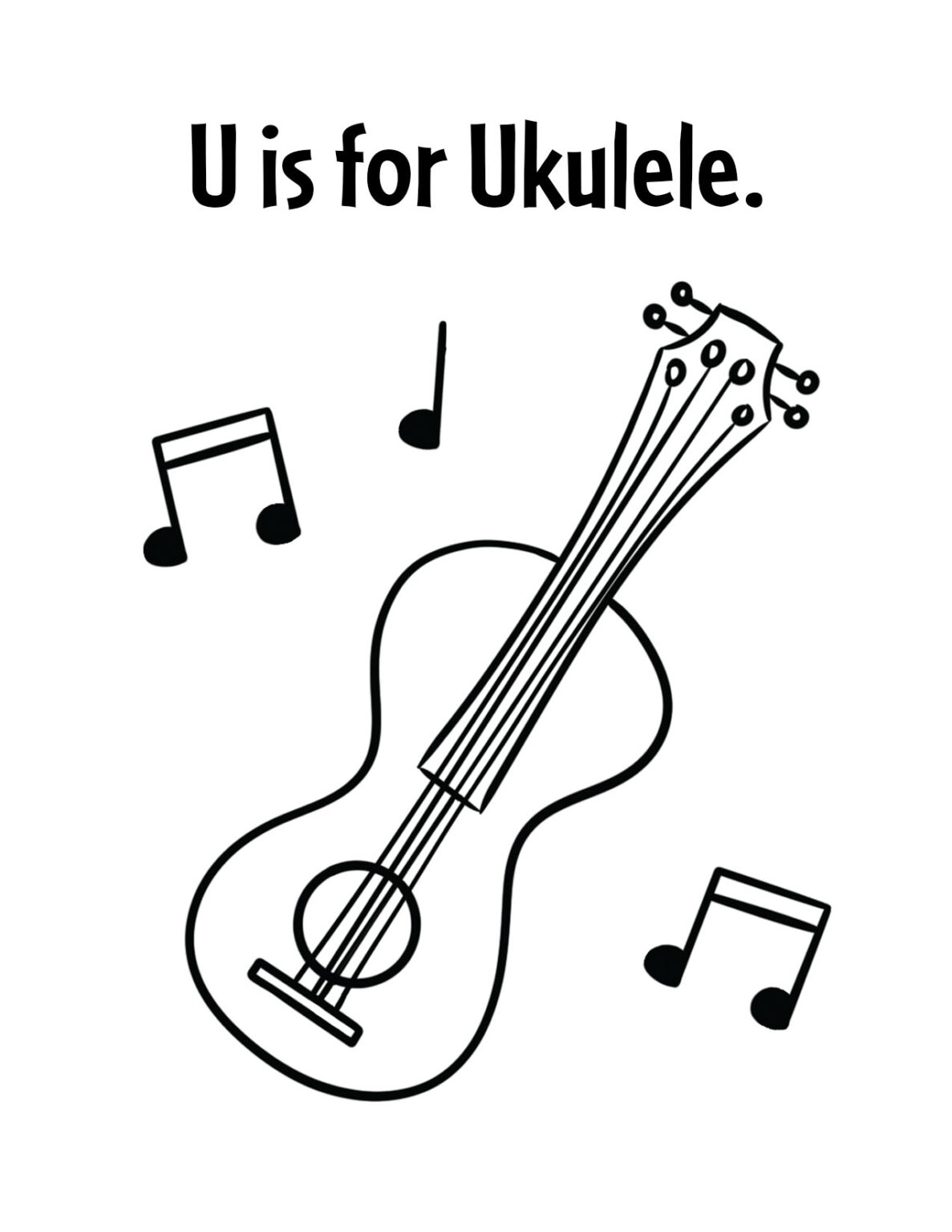 FREE Letter U Worksheets for Preschool ⋆ The Hollydog Blog