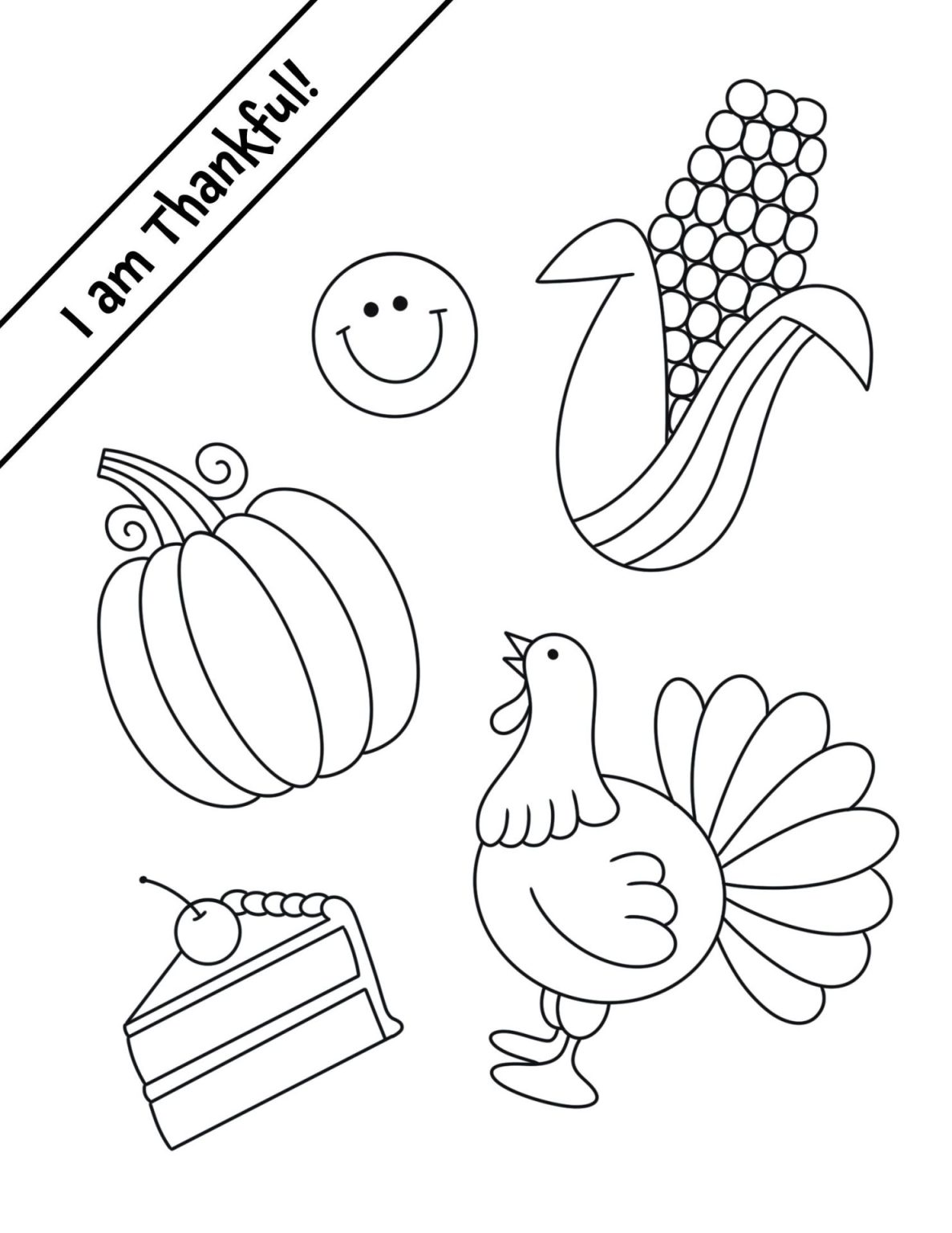 Free Thanksgiving Coloring Pages for Kids! ⋆ The Hollydog Blog