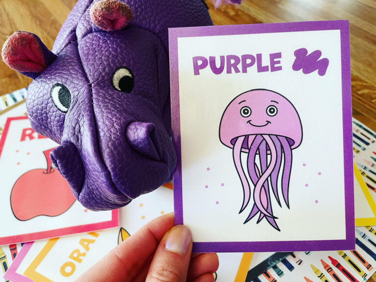 Free Color Flashcards for Preschool! ⋆ The Hollydog Blog