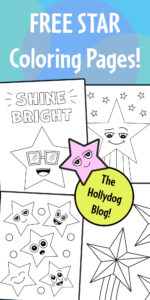 Free Star Coloring Pages for Kids! ⋆ The Hollydog Blog