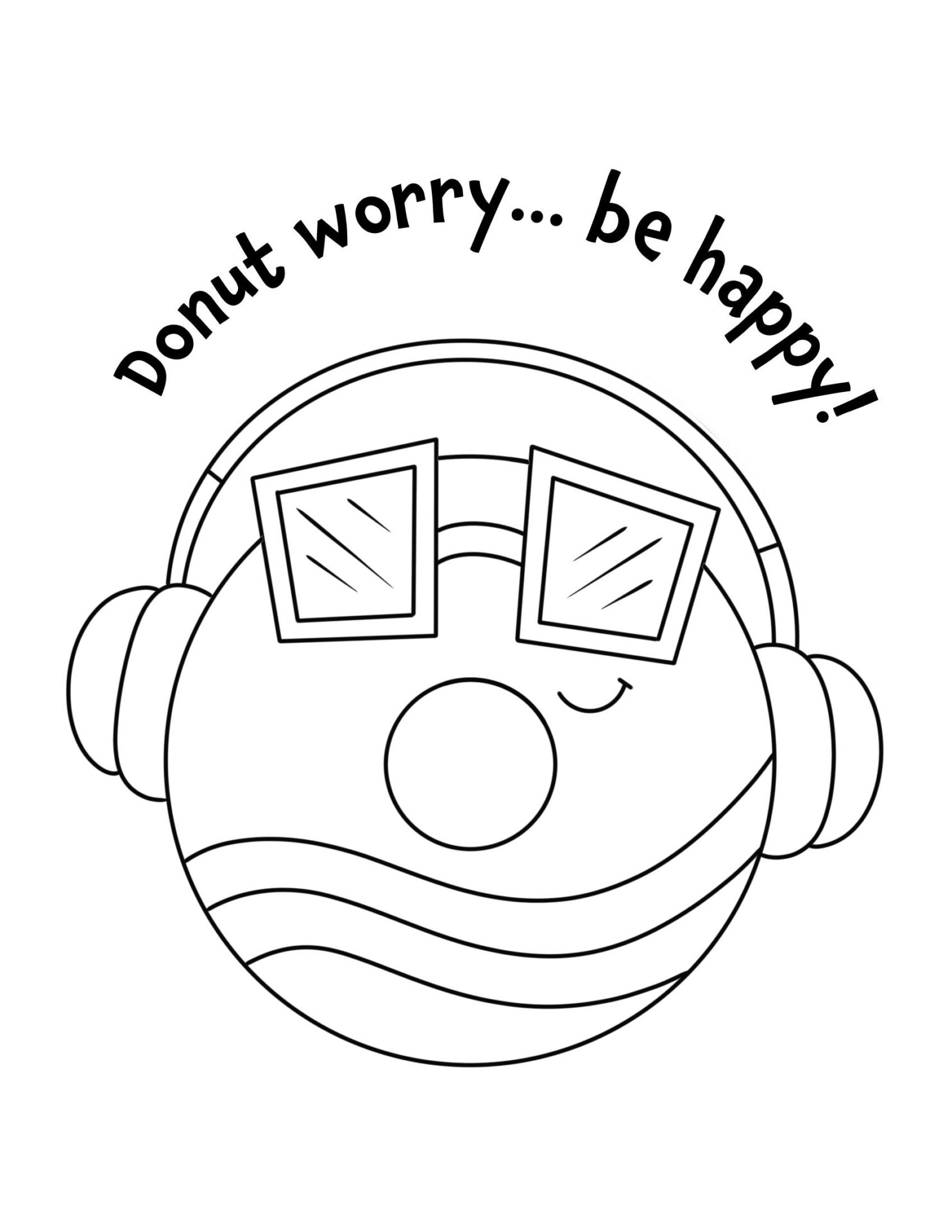 Free Donut Coloring Pages for Kids! ⋆ The Hollydog Blog