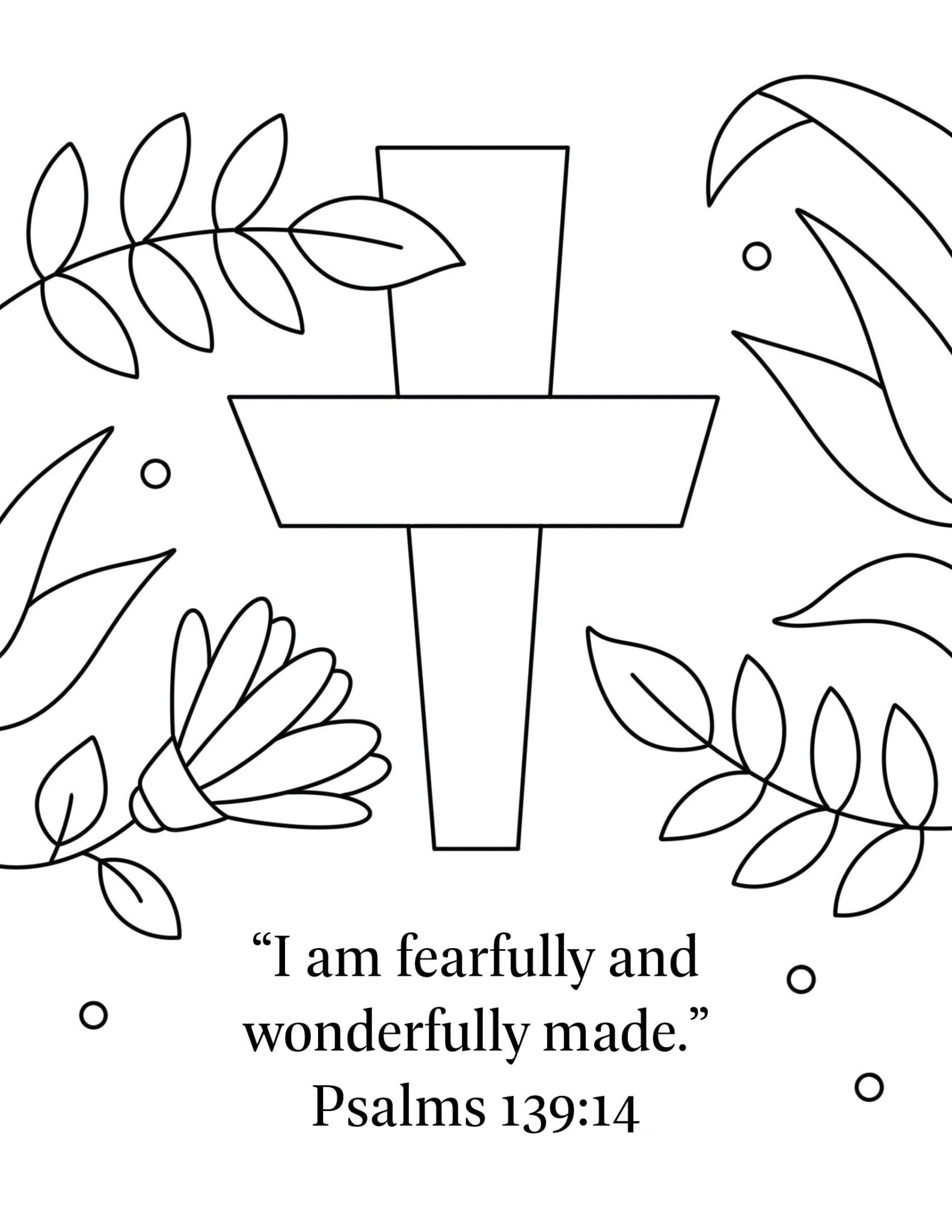 Free Cross Coloring Pages for Sunday School! ⋆ The Hollydog Blog
