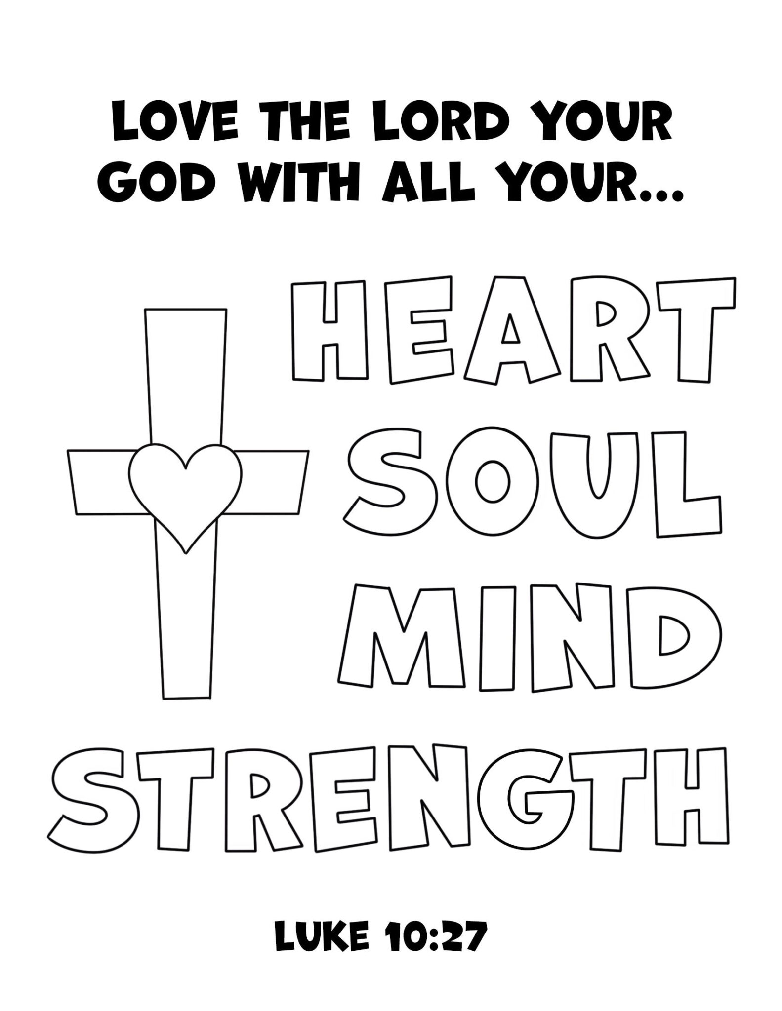 Free Cross Coloring Pages for Sunday School! ⋆ The Hollydog Blog