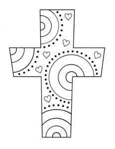 Free Cross Coloring Pages for Sunday School! ⋆ The Hollydog Blog