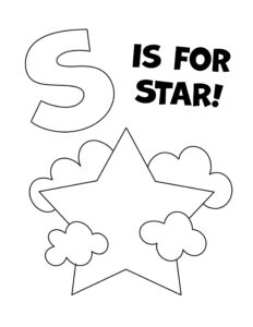 Free Star Coloring Pages for Kids! ⋆ The Hollydog Blog