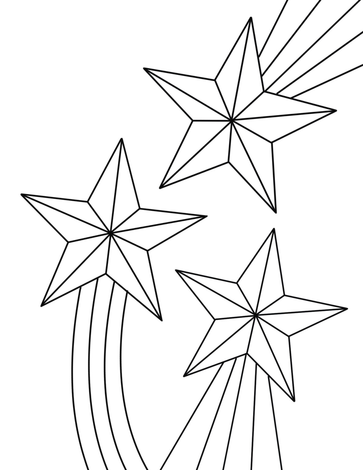 Free Star Coloring Pages for Kids! ⋆ The Hollydog Blog