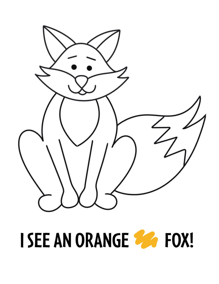 Orange Color Activities and Worksheets for Preschool! ⋆ The Hollydog Blog