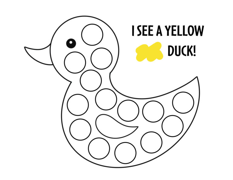 Yellow Color Activities and Worksheets for Preschool! ⋆ The Hollydog Blog