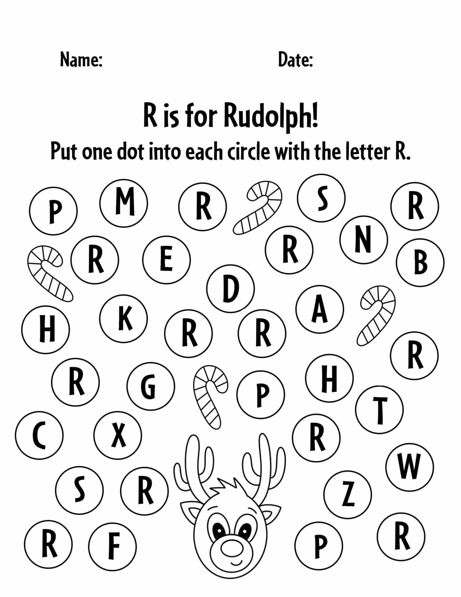 Free Christmas Worksheets for Preschool! ⋆ The Hollydog Blog
