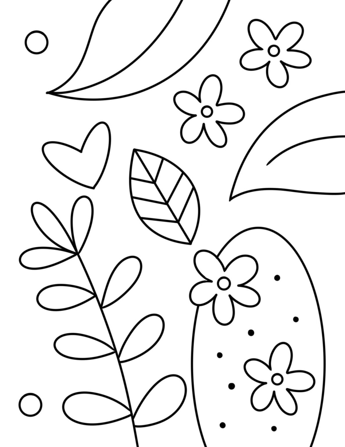 Free Plant Coloring Pages! ⋆ The Hollydog Blog