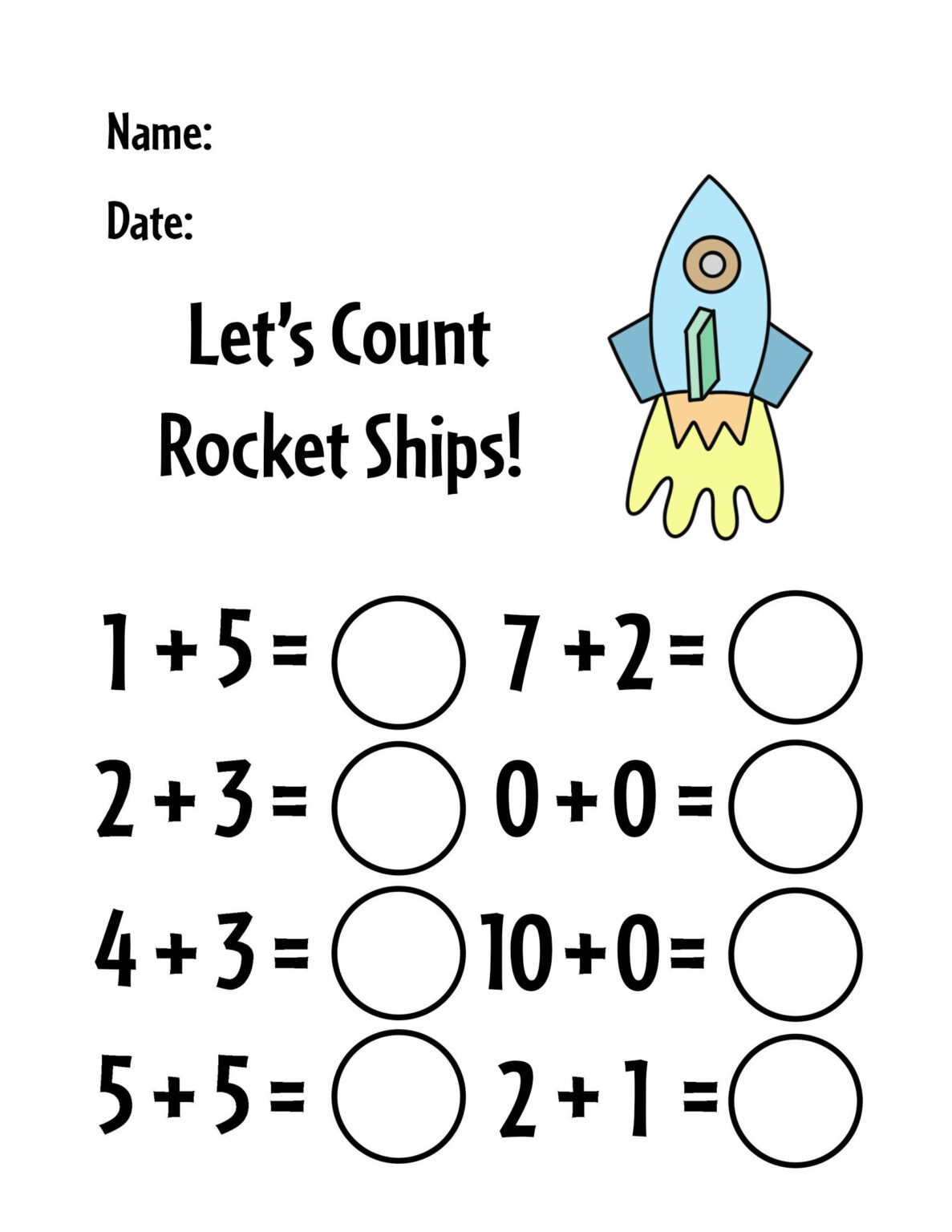 Free Kindergarten Addition Worksheets! ⋆ The Hollydog Blog