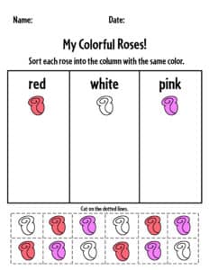 Valentine Worksheets for Preschool! ⋆ The Hollydog Blog