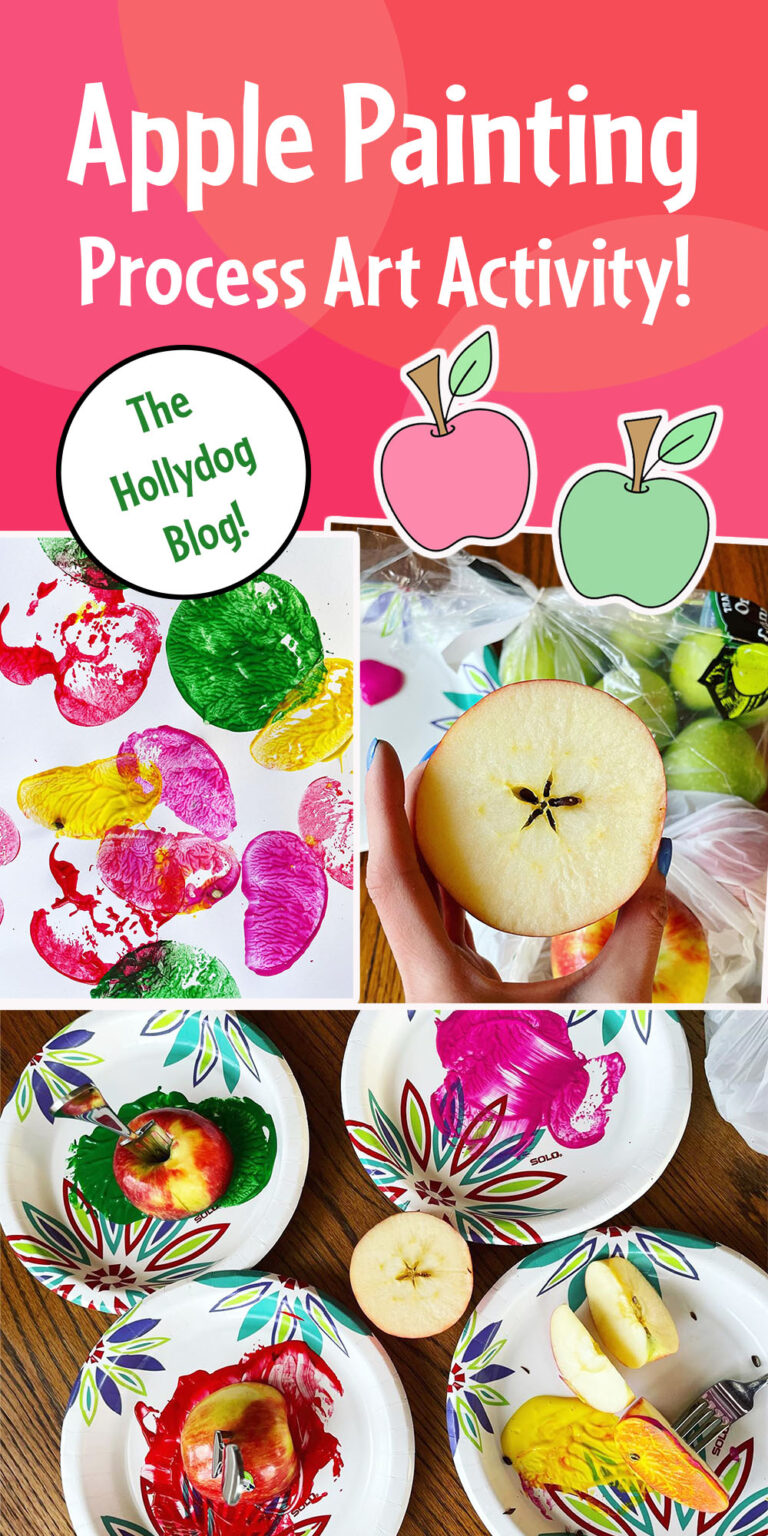Fun Apple Painting Process Art for Kids! ⋆ The Hollydog Blog
