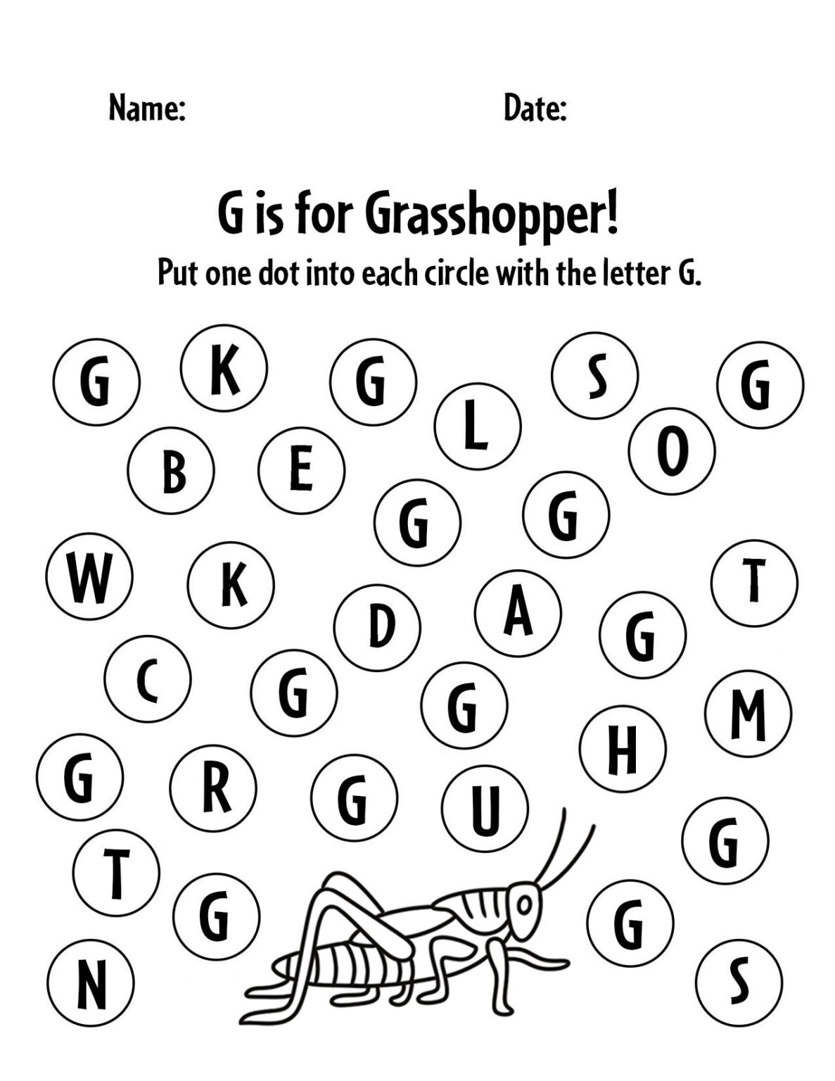 Free and Fun Bug Activities for Preschool (Easy Printable Insect ...