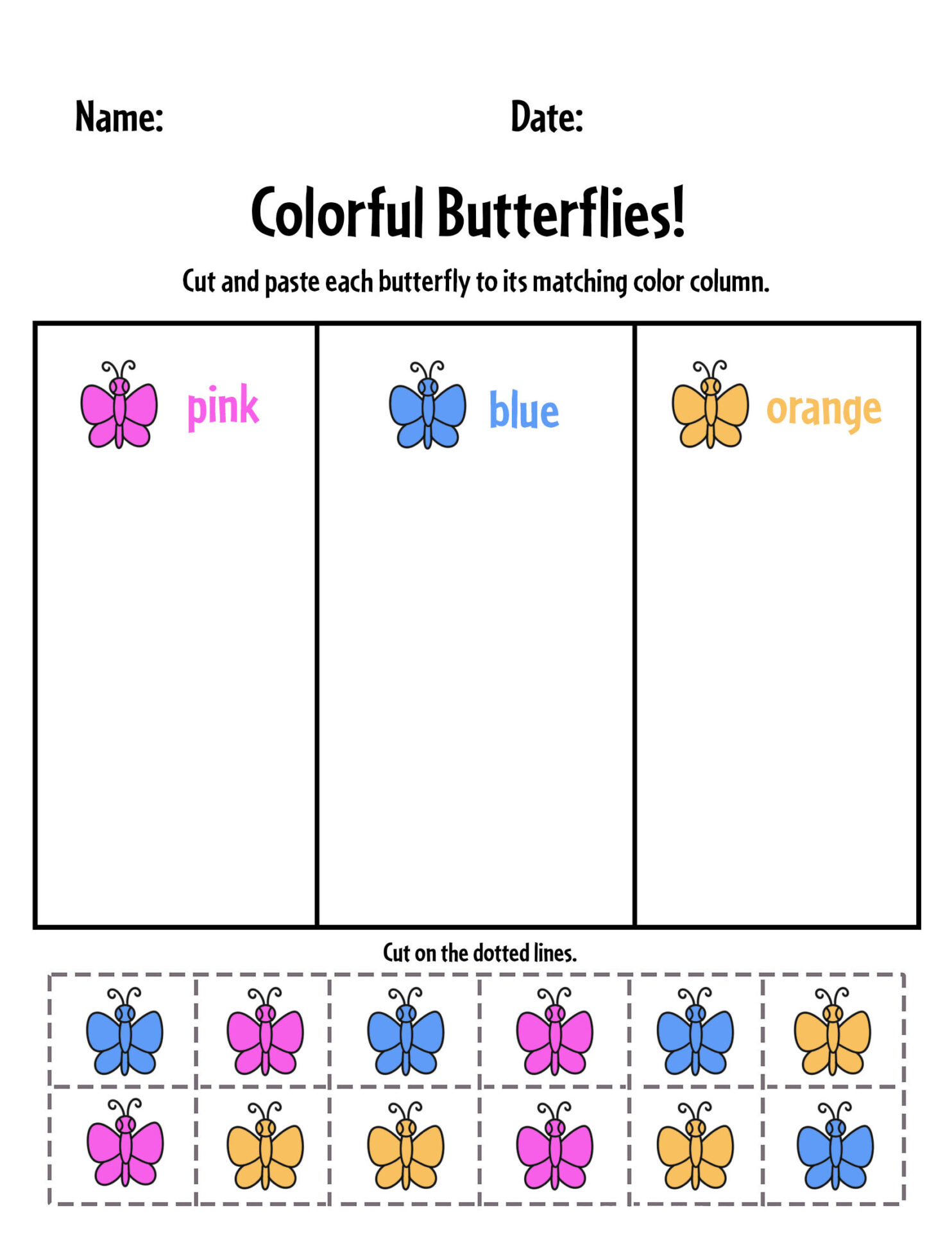 FREE Spring Worksheets for Preschool! ⋆ The Hollydog Blog