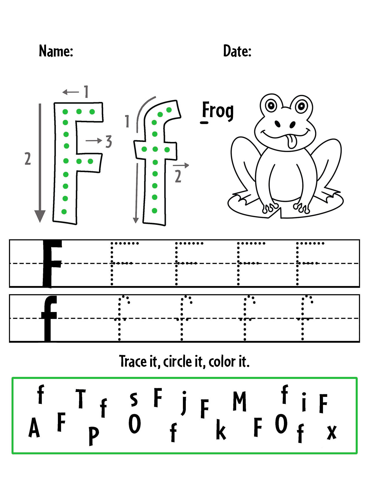 Free Frog Theme Preschool Lesson Plan! ⋆ The Hollydog Blog