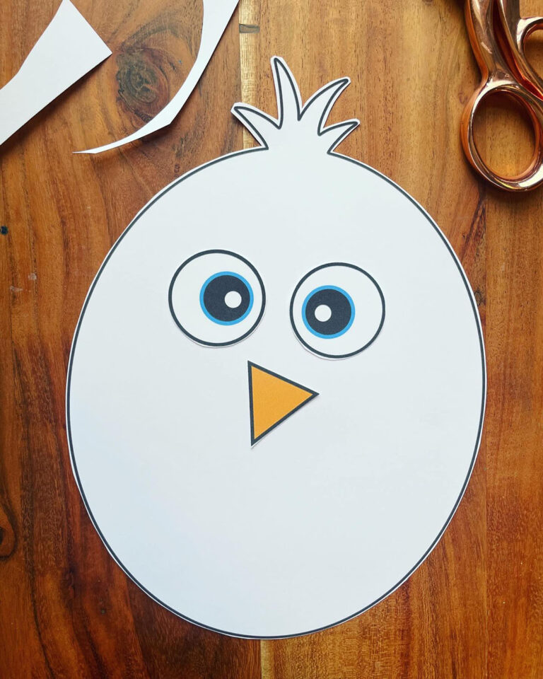 Baby Chick Easter Craft for Preschool! ⋆ The Hollydog Blog