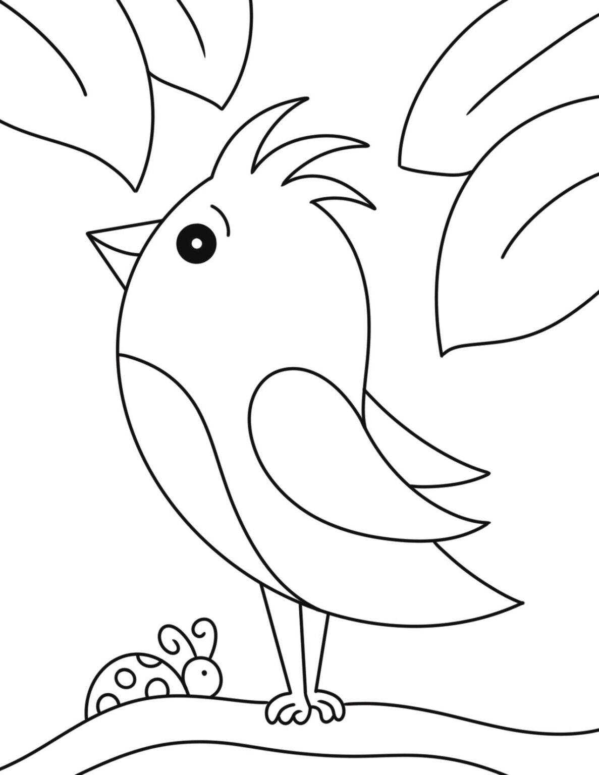 Free Spring Coloring Pages for Kids! ⋆ The Hollydog Blog