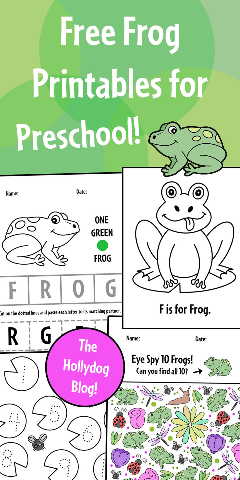 Free Frog Theme Preschool Lesson Plan (Fun Pond Activities & Printables ...