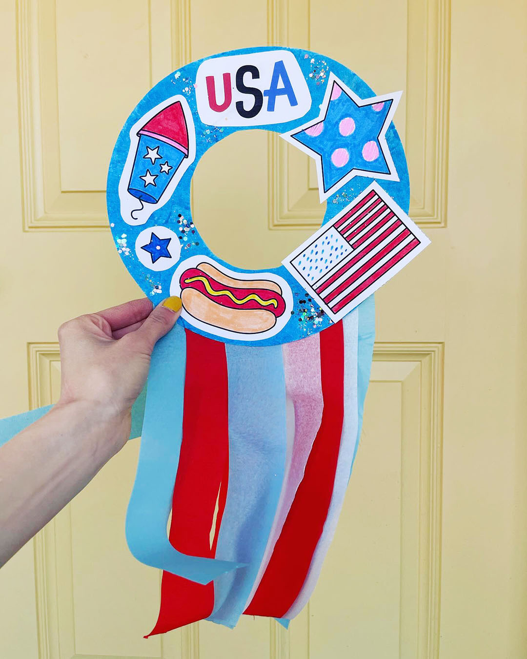 Star Spangled 4th of July Craft for Preschool! ⋆ The Hollydog Blog