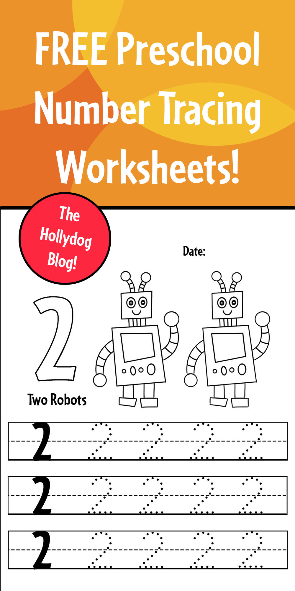 Trace the Numbers! Preschool Number Tracing Worksheets (1-10) ⋆ The ...