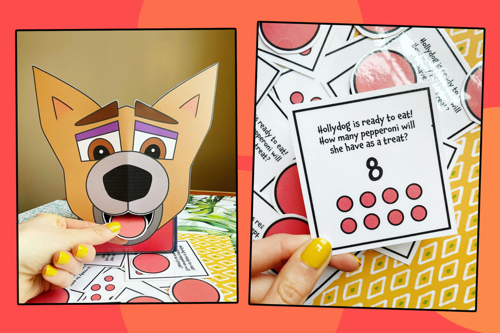 Fun Counting Activity for Preschool: Hungry, Hungry Hollydog ⋆ The ...