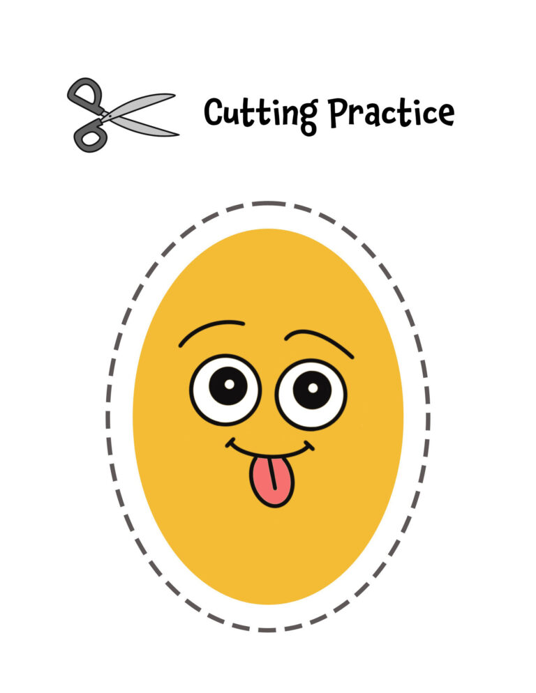 Free Printable Cutting Worksheets for Preschoolers ⋆ The Hollydog Blog