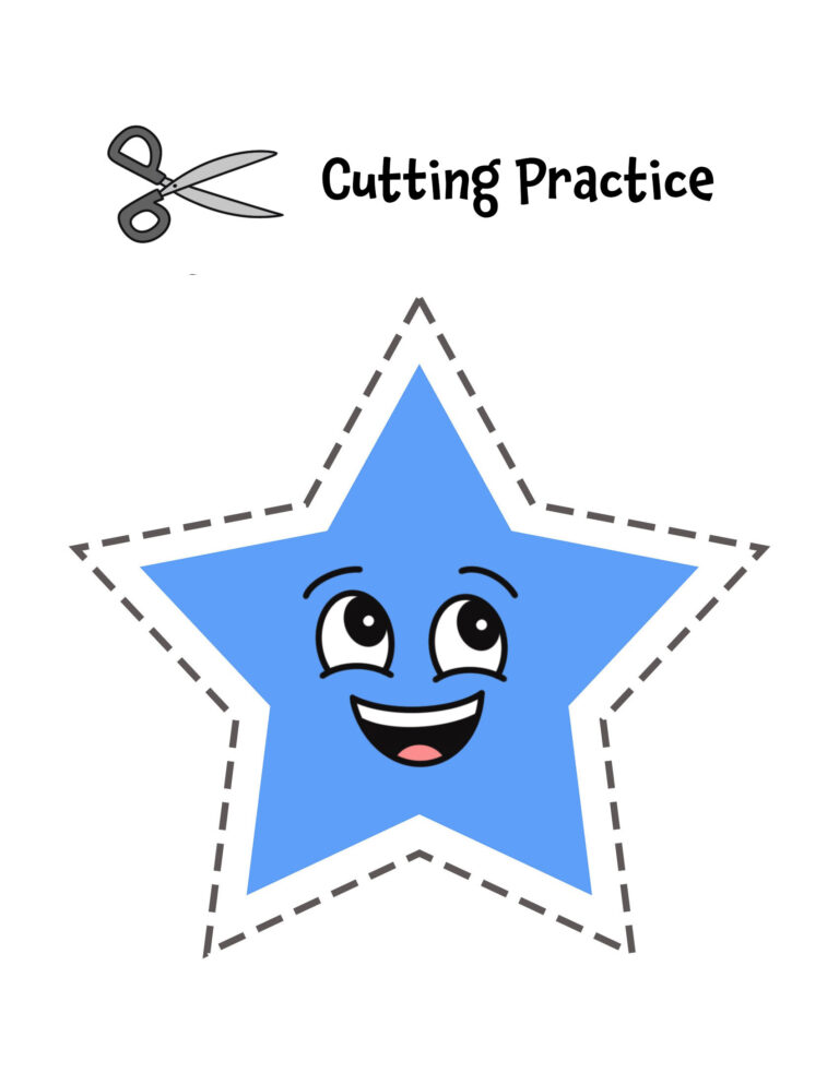 Free Printable Cutting Worksheets for Preschoolers ⋆ The Hollydog Blog