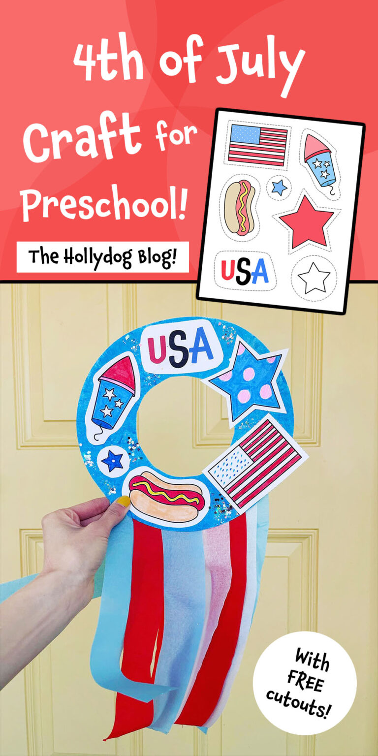 Star Spangled 4th of July Craft for Preschool! ⋆ The Hollydog Blog