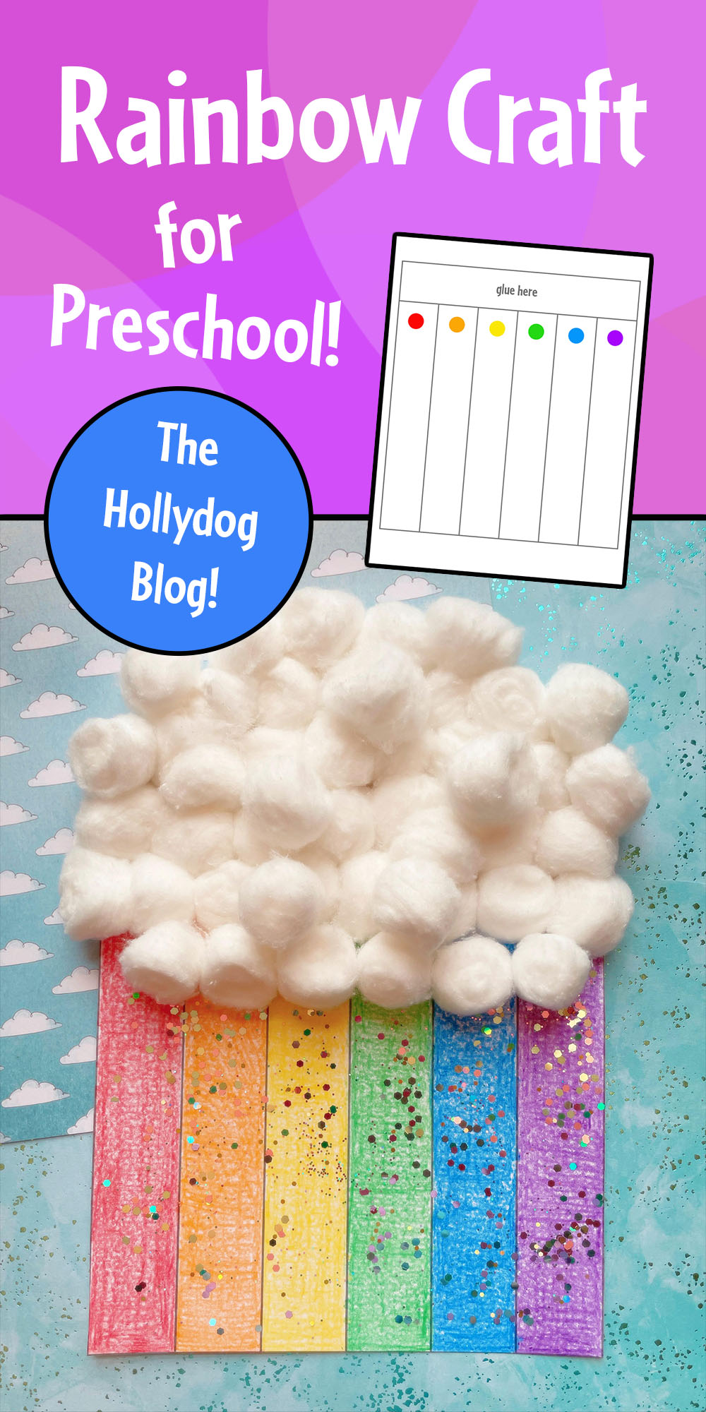 Fun Rainbow Craft for Preschool!