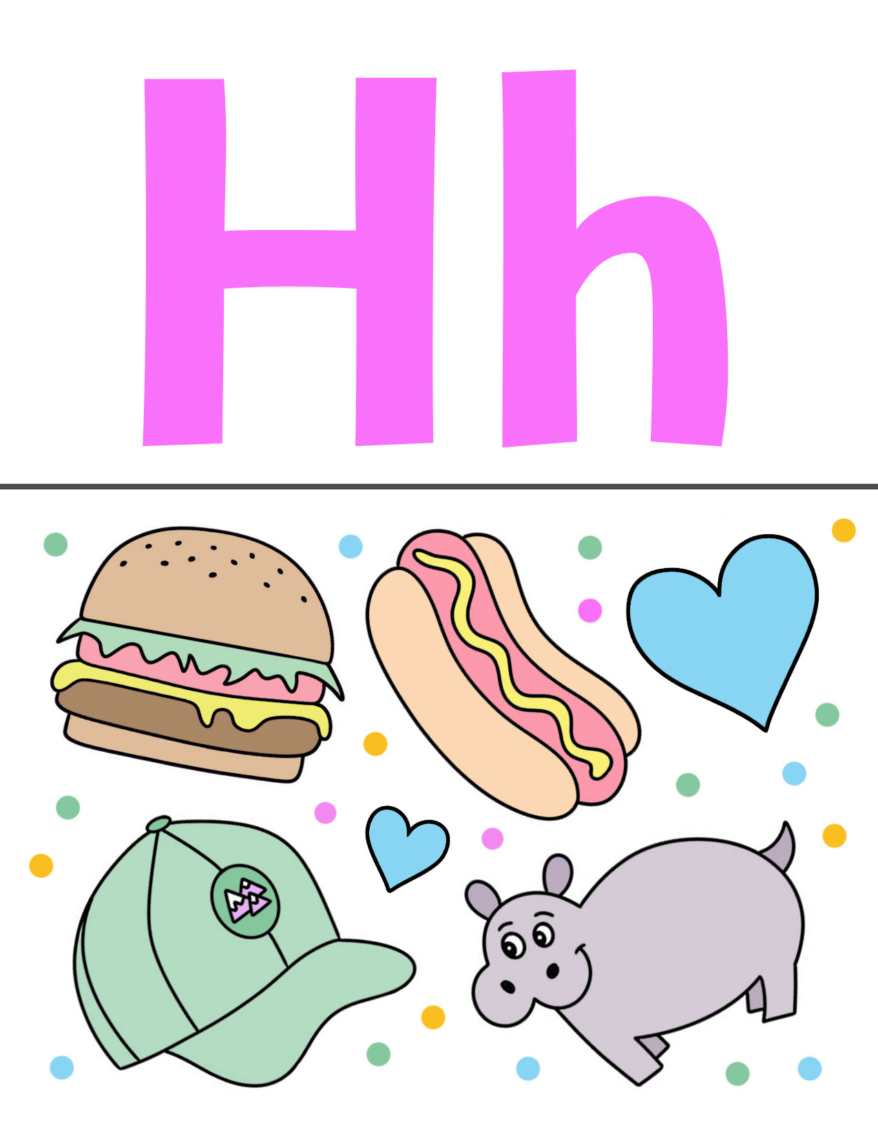 Free Alphabet Posters for Preschool! ⋆ The Hollydog Blog