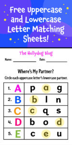 Free Uppercase and Lowercase Letter Recognition Worksheets! ⋆ The ...
