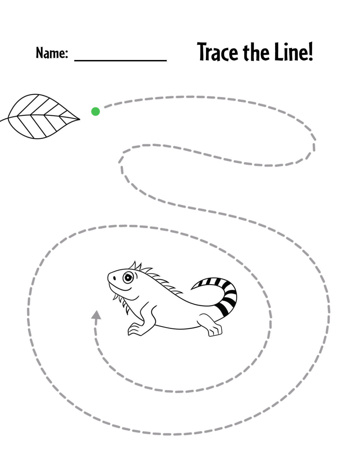 Free Trace the Line Worksheets for Preschool ⋆ The Hollydog Blog