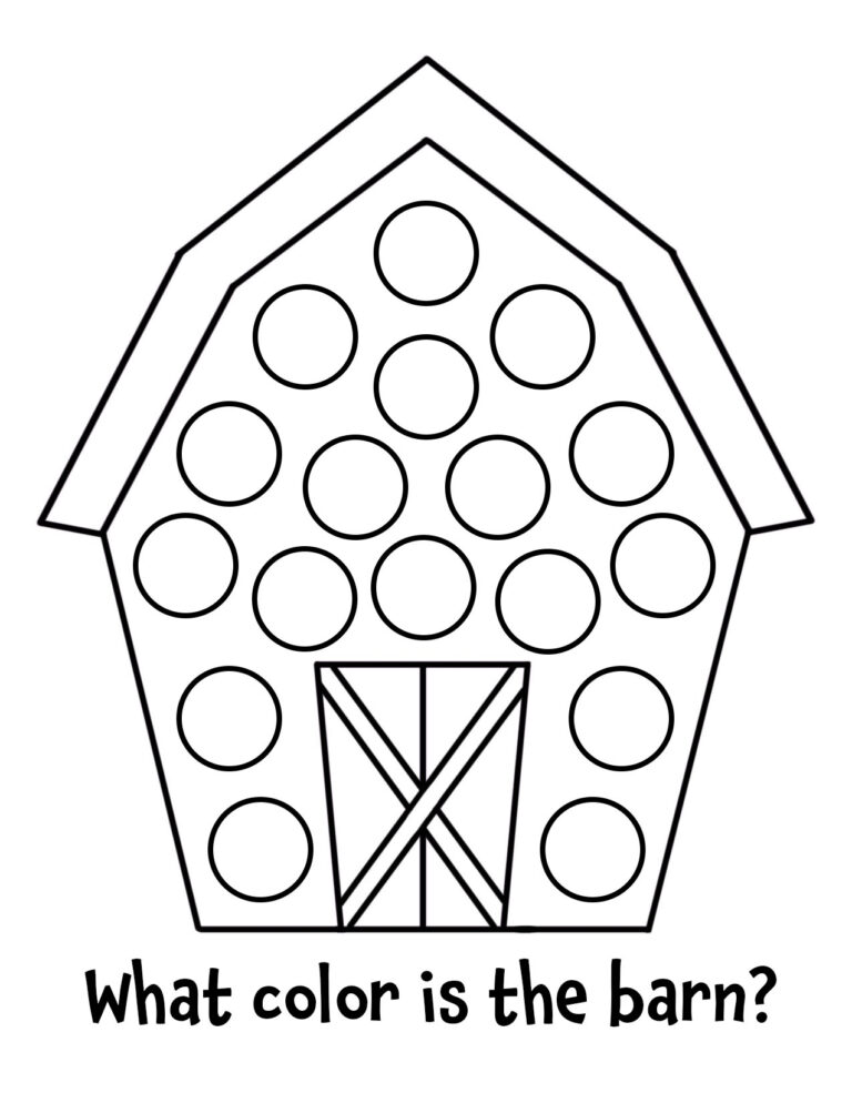 Free Farm Worksheets for Preschool! ⋆ The Hollydog Blog