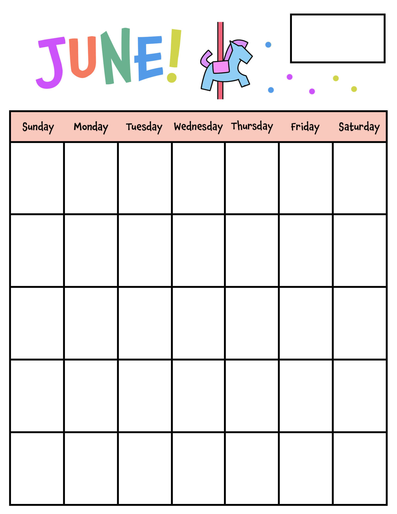 FREE June Worksheets for Preschool! ⋆ The Hollydog Blog