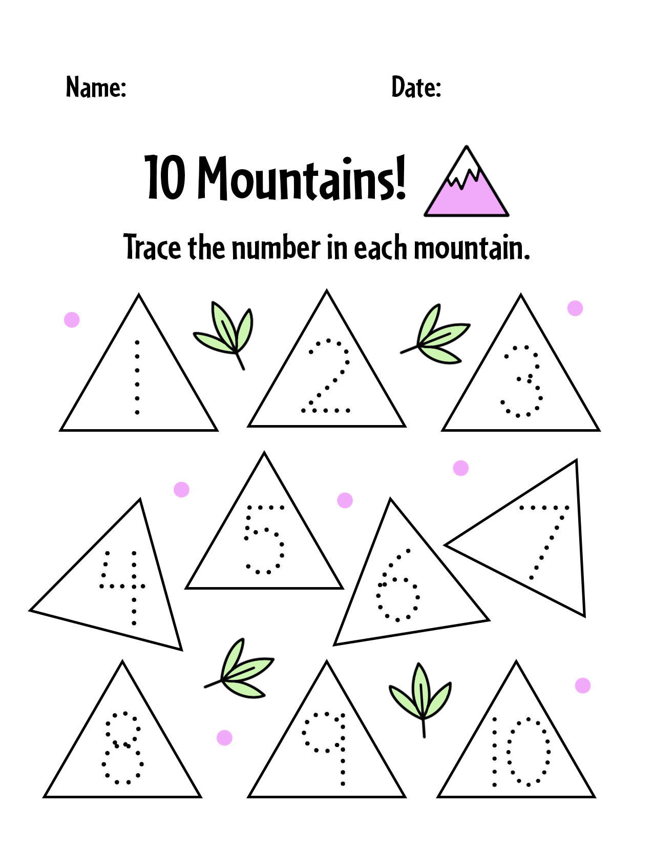 Free May Worksheets for Preschool ⋆ The Hollydog Blog