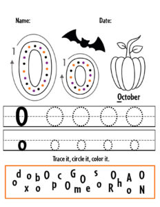 FREE October Worksheets for Preschool! ⋆ The Hollydog Blog
