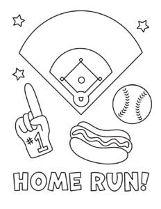Free Sports Coloring Pages for Kids! ⋆ The Hollydog Blog