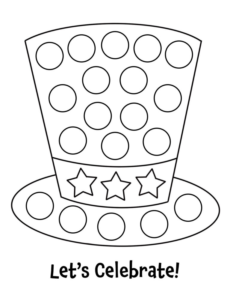FREE July Worksheets for Preschool! ⋆ The Hollydog Blog