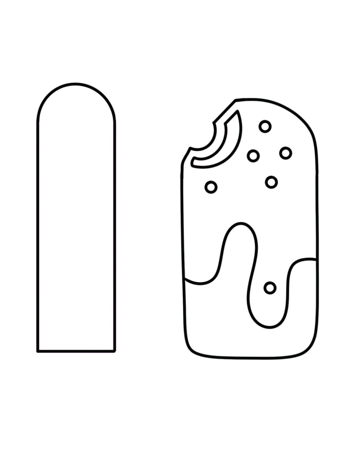 Free Printable Popsicle Craft for Preschool! ⋆ The Hollydog Blog