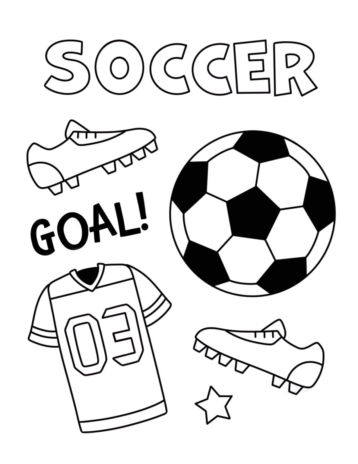 Free Sports Coloring Pages for Kids! ⋆ The Hollydog Blog