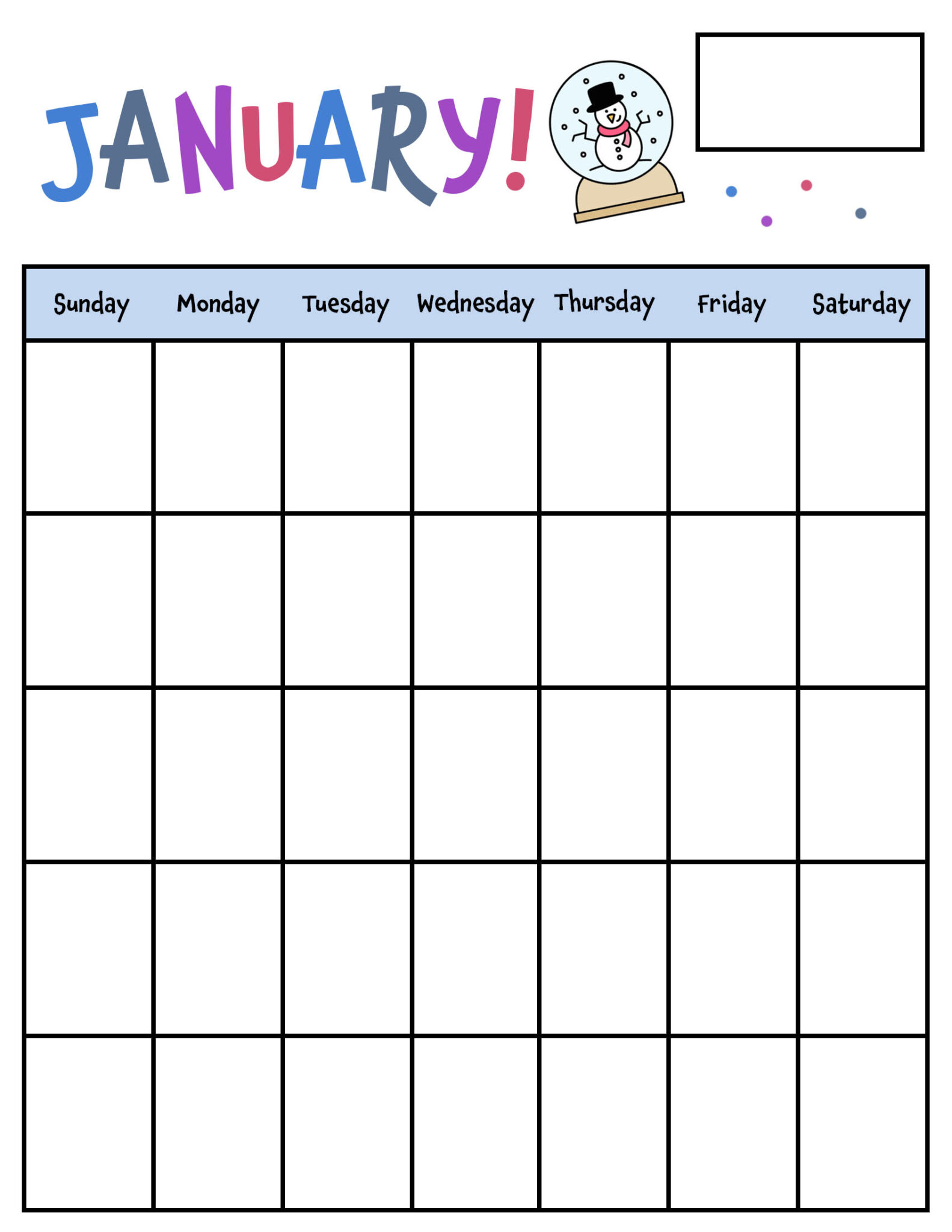 FREE January Worksheets for Preschool! ⋆ The Hollydog Blog