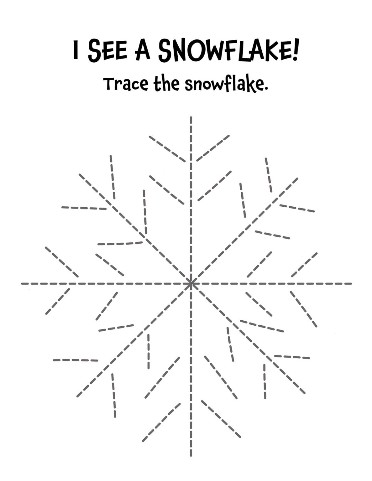 FREE January Worksheets for Preschool! ⋆ The Hollydog Blog