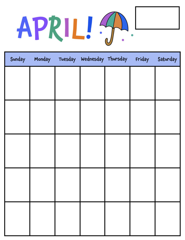 FREE April Worksheets for Preschool ⋆ The Hollydog Blog